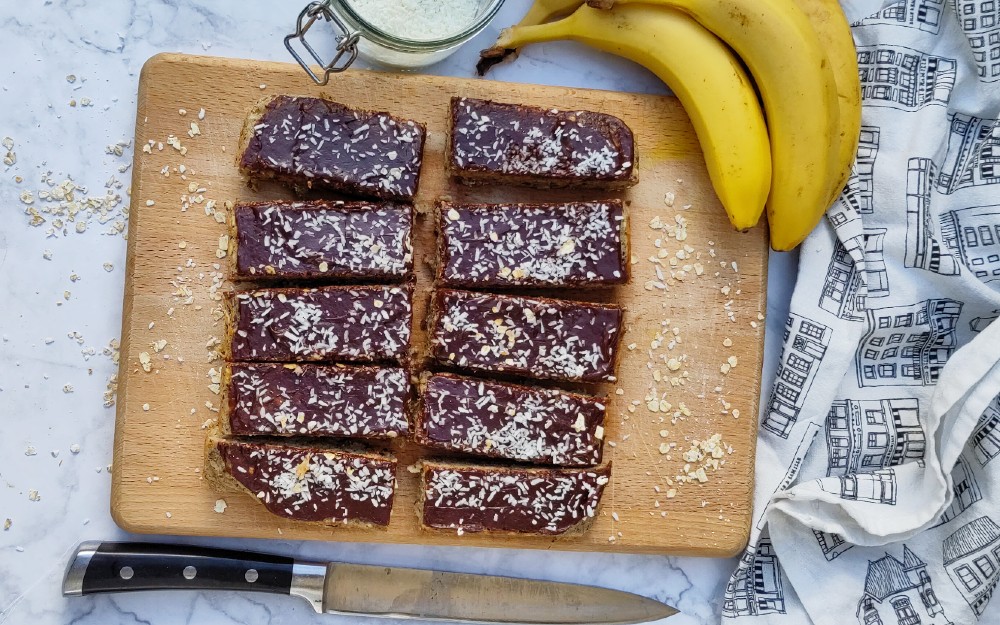 Recept: bananen ontbijtrepen met chocolade - Duurzame keuzes