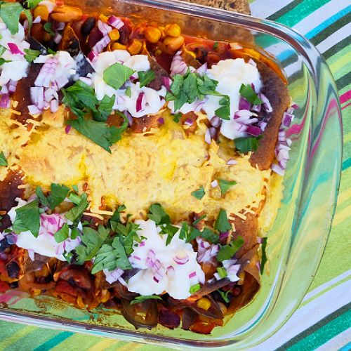 Recept: Plantaardige enchilada’s met gemengde bonen - Duurzame keuzes