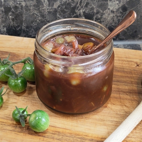 Pittige groene tomaten chutney | Voorkom voedselverspilling!